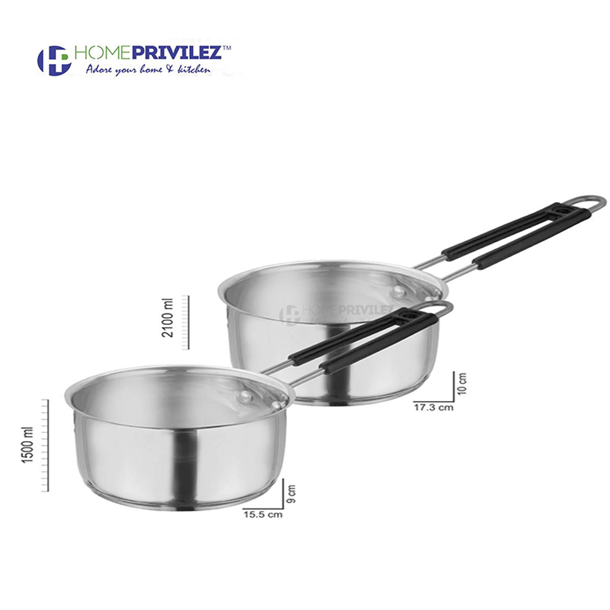 Stainless Steel Saucepan/Tea pan with capsulated induction bottom ...