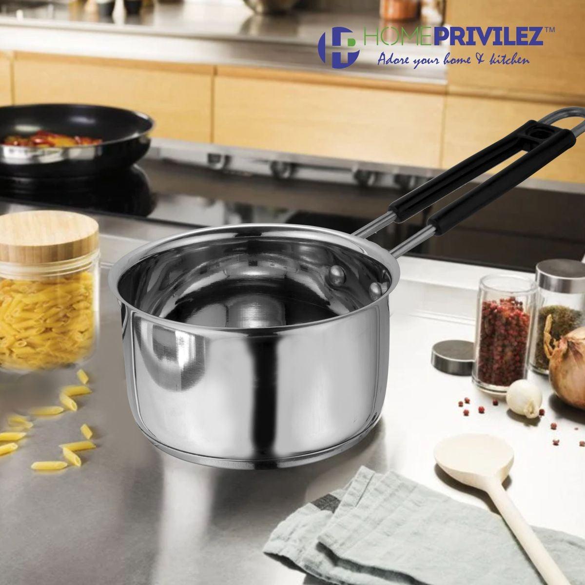Stainless Steel Saucepan/Tea pan with capsulated induction bottom ...